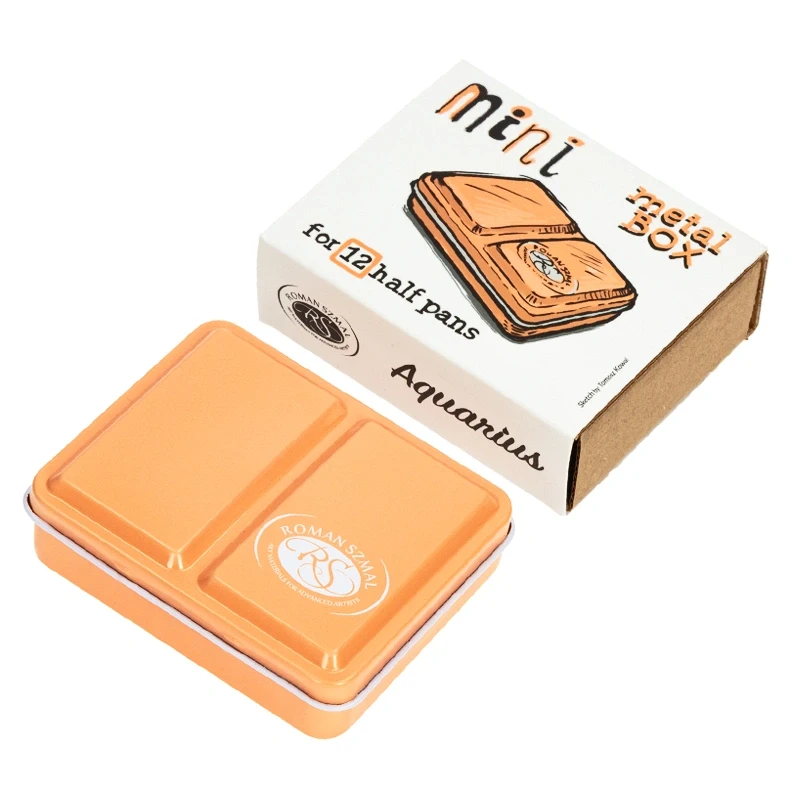 Metalowa kasetka na akwarele Mini Box na 6 kostek - Roman Szmal ...