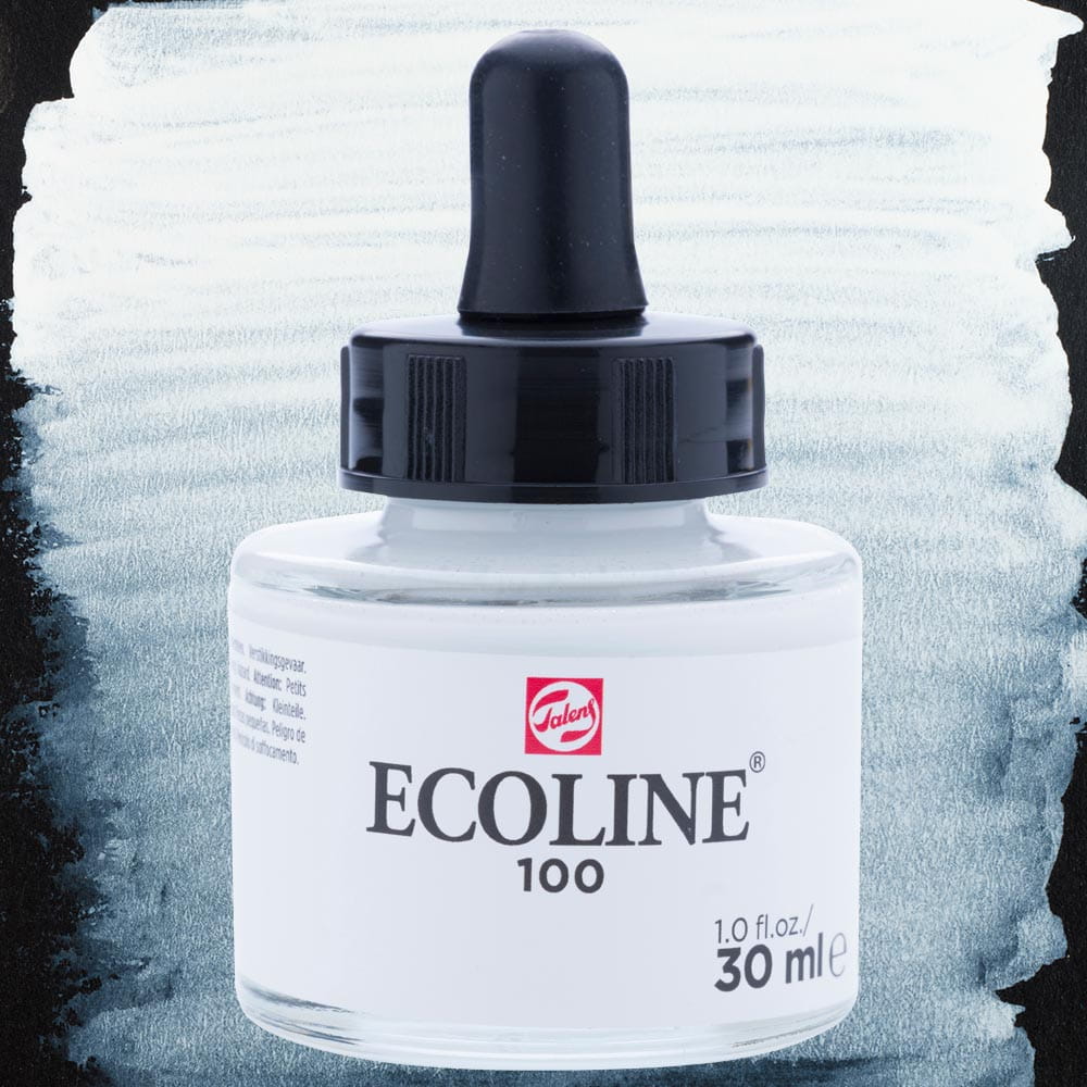 Farba akwarelowa Ecoline 30 ml - 100 White - Storm Plastyczny
