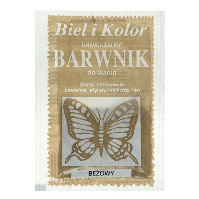 Barwnik do tkanin Biel i Kolor - beżowy - Storm Plastyczny