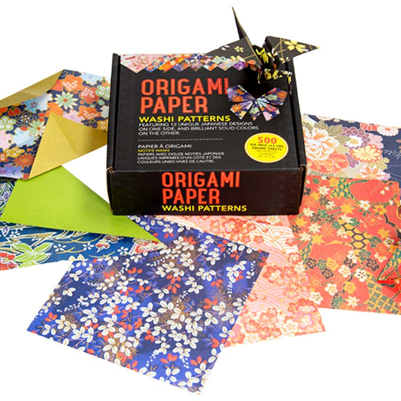 Papier Origami Washi Patterns Peter Pauper Press - 500 sztuk - 12 ...